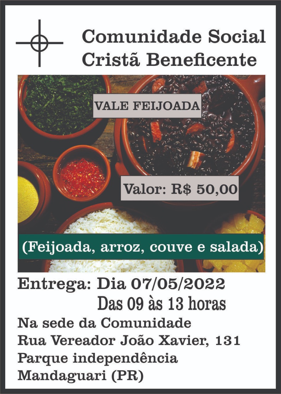 CSCB promove feijoada solidária